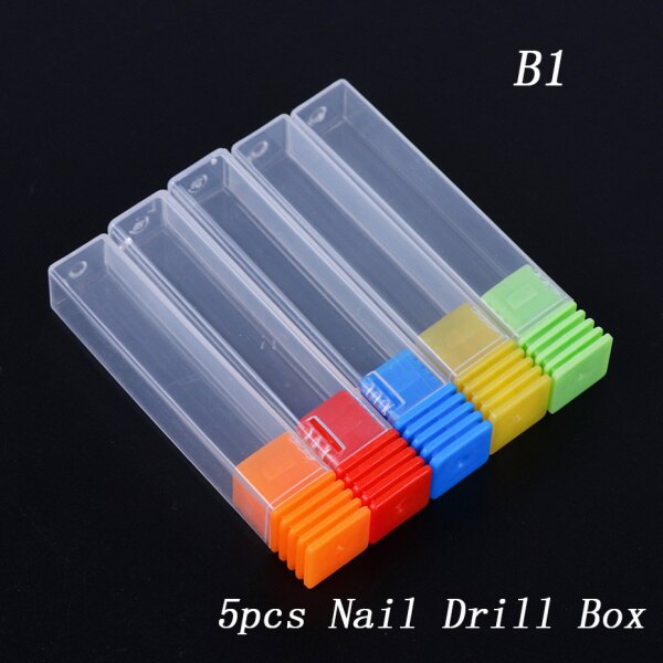 1pcs Nail Drill Bit Storage Box Empty Containers A... – Vicedeal