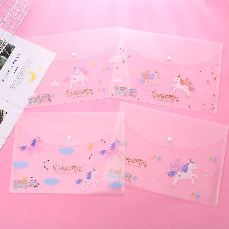 Flying Sky Unicorn File Bag Document Bag File Fold... – Vicedeal