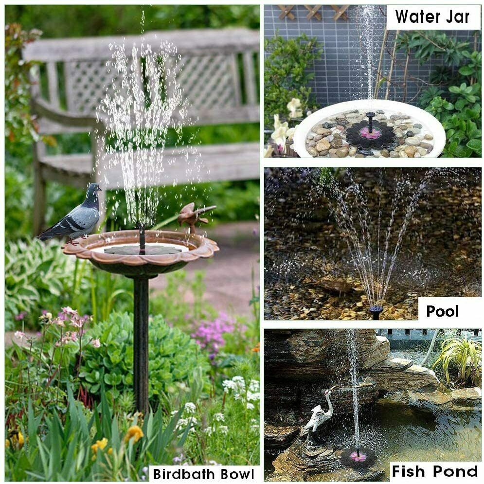 Floating Solar Fountain Floating Water Fountain Ga... – Grandado