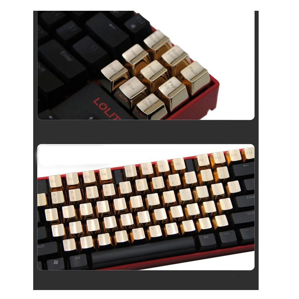 Voor Mechanische Toetsenbord Mx As Zilver/Golden M... – Vicedeal