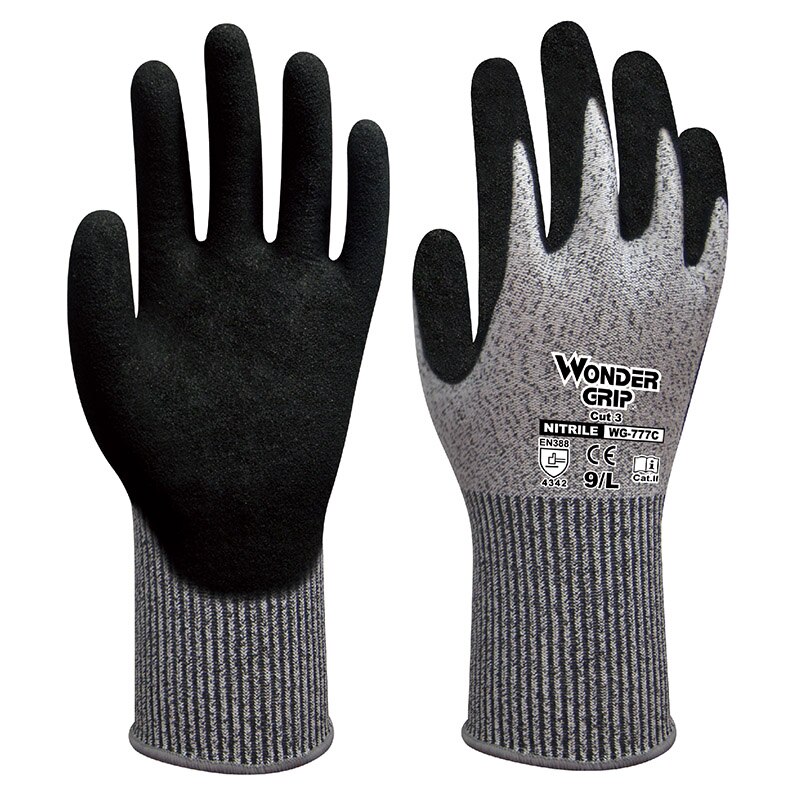 3 pares de guantes anticortes, guante de seguridad... – Vicedeal