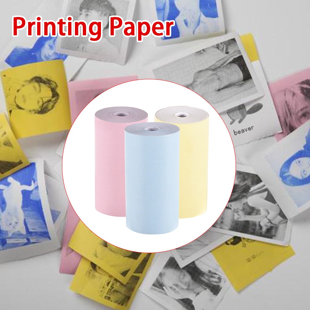3colors/set Printing Banks Mini Thermal Paper Mult... – Vicedeal