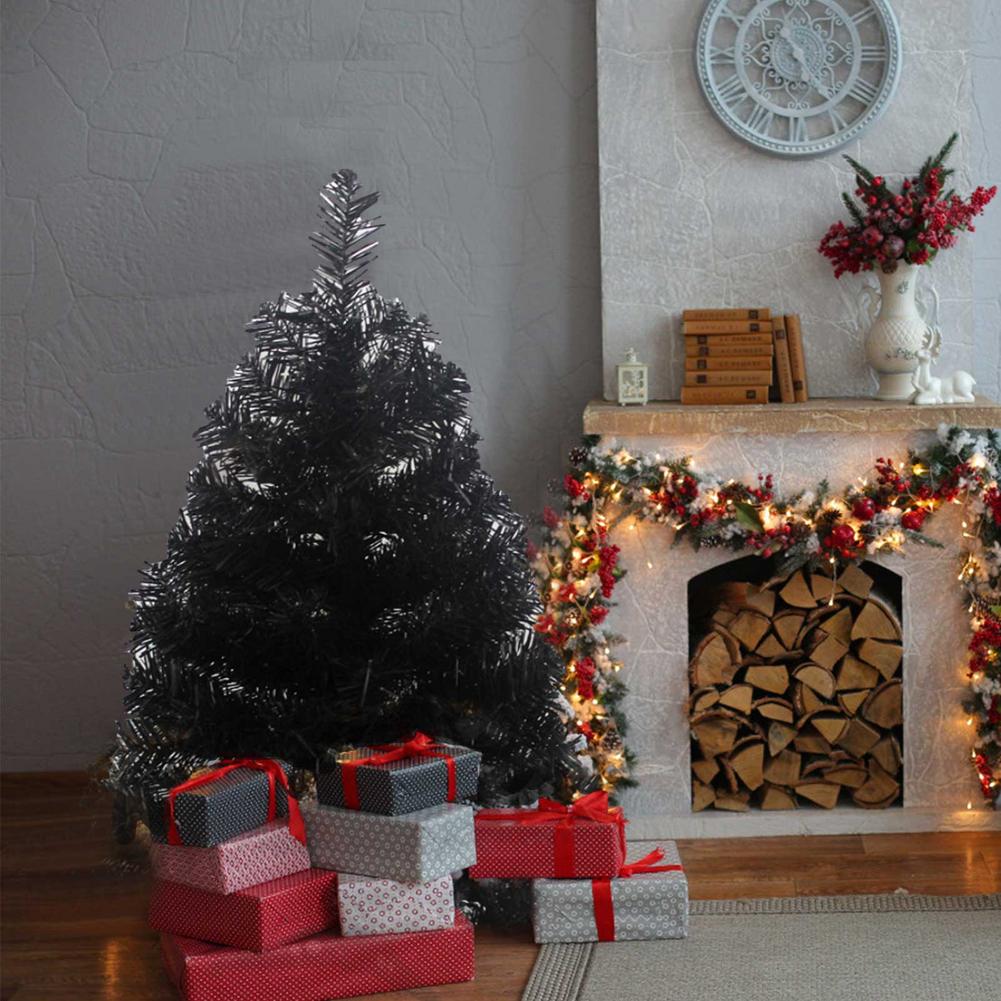 Christmas Tree 60CM 90CM Black Mini Christmas Tree... – Grandado