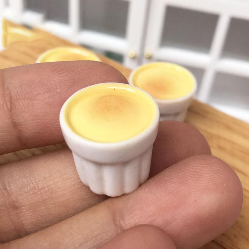 5PCS/lot 1:12 Miniature Dollhouse Custard Pudding ... – Vicedeal