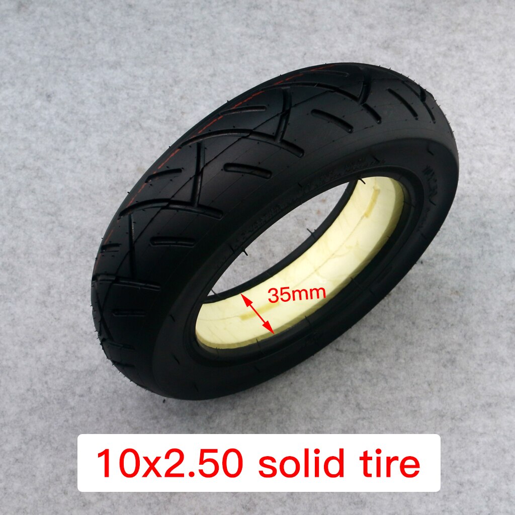 Tire tubeless 10x2.50 solid for Quick 3 ZERO 10X I... – Grandado