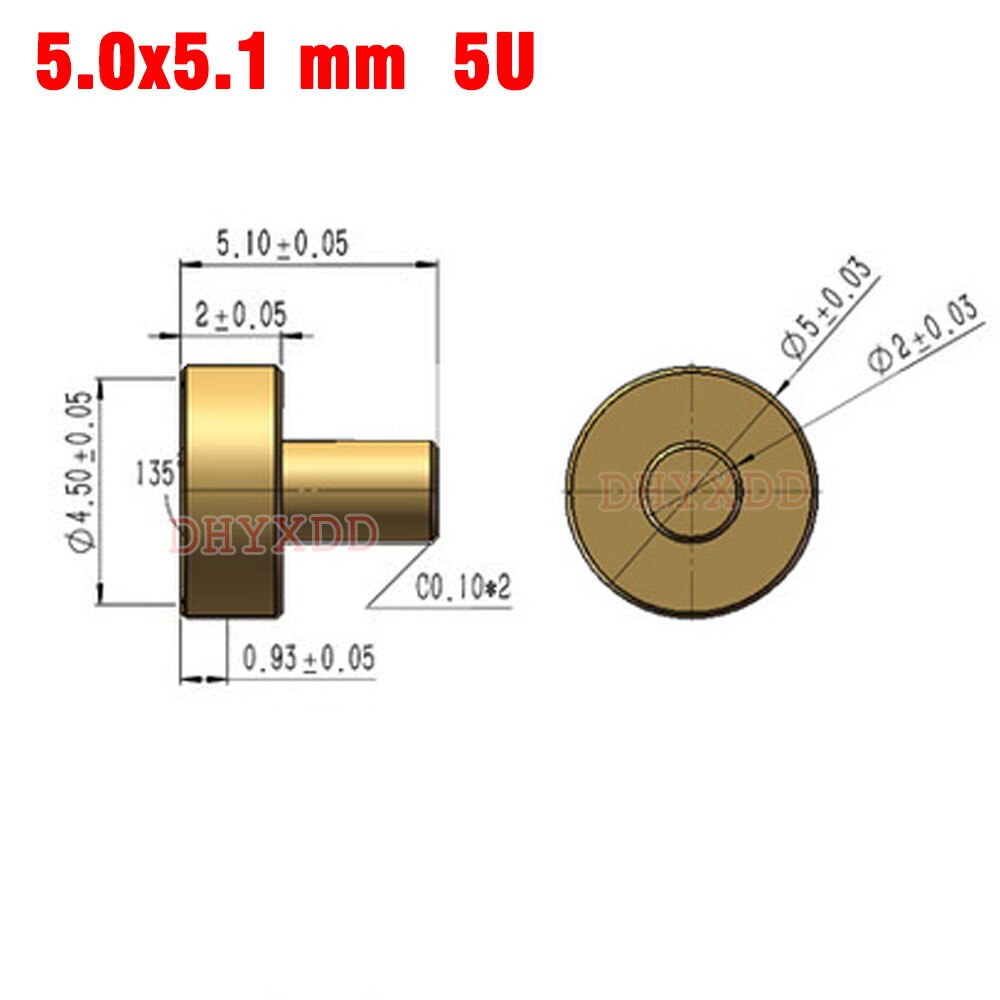 5Pcs 5.0X5.1 5U Terminal Contact SMD Connector for... – Grandado