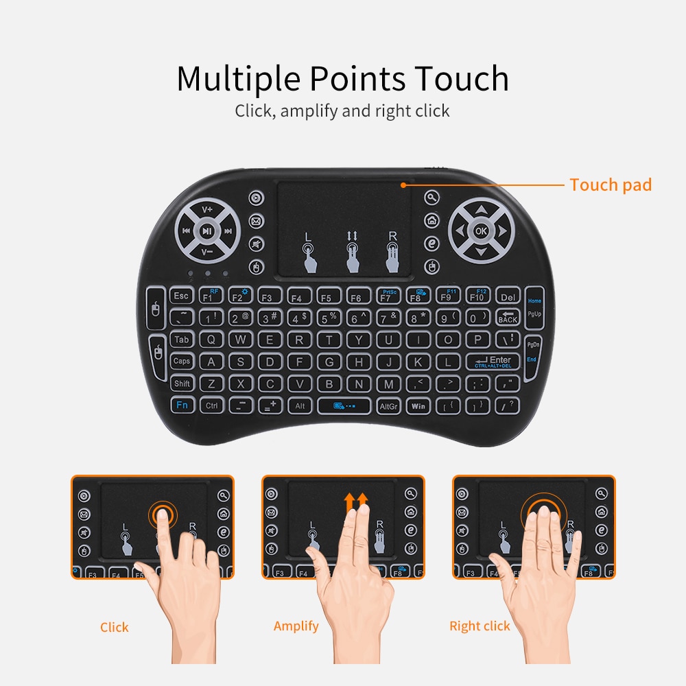 Air Mouse Keyboard 2.4G Wireless RF Remote Control... – Grandado