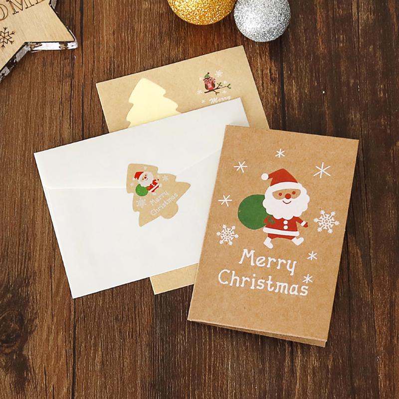 48Pcs Christmas Durable Cartoon Invitation Cards H... – Grandado