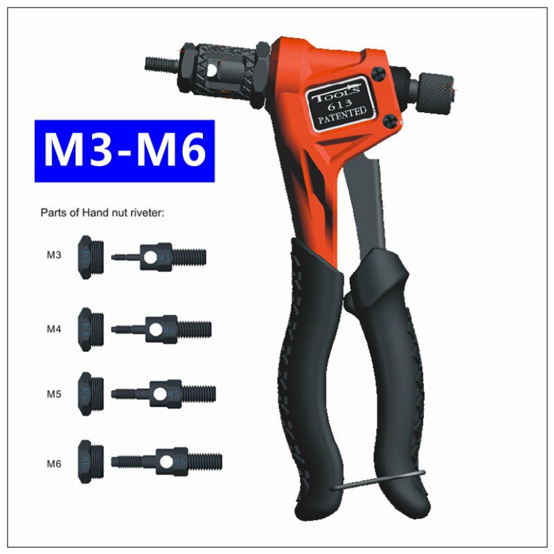 Riveter Gun M3 M4 M5 M6 Blind Rivet Nut Gun 8"... – Grandado