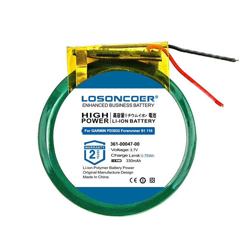 LOSONCOER 330mAh 361-00047-00 Battery For Garmin A... – Grandado