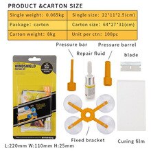 1 Set Car Glass Repair Screen Premium DIY Auto Win... – Vicedeal