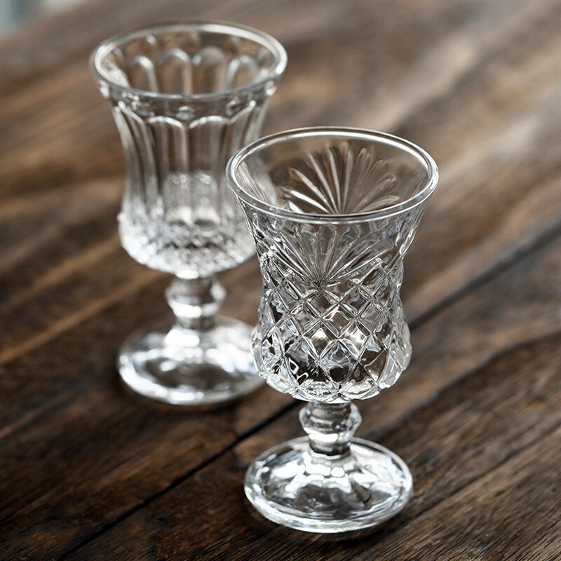 Copa de vino con grabado de diamante transparente,... – Grandado