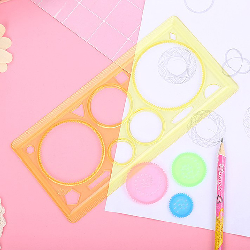 1Pcs Geometric Ruler For Students Math Drawing Dra... – Vicedeal