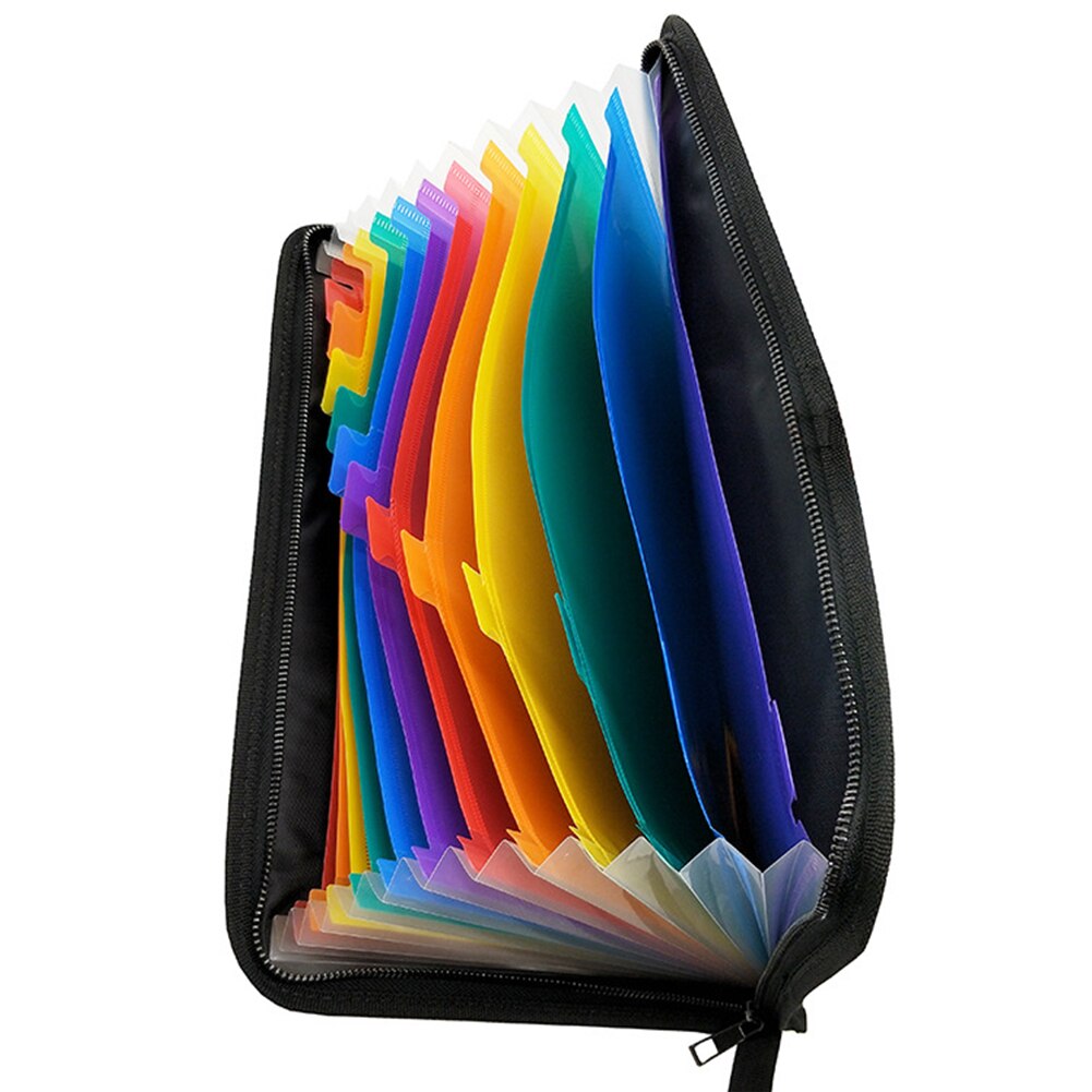 Expanding Safe File Folder Multicolored Bill Zippe... – Grandado