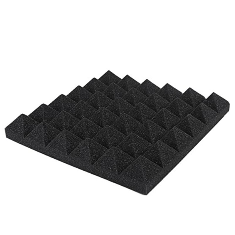 6 Piece Charcoal Acoustic Panel Studio Foam Wedge ... – Grandado
