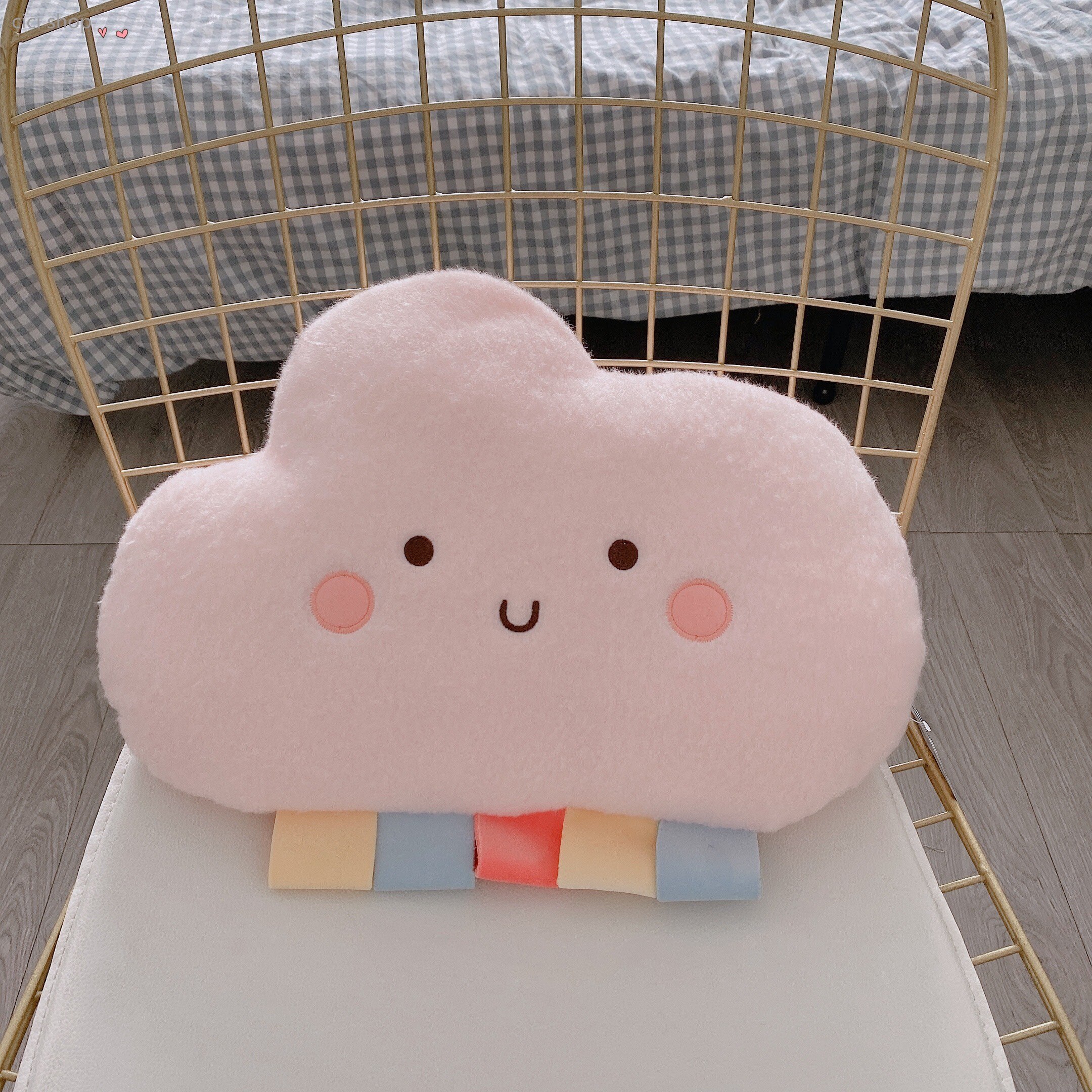 48cm Hug Cloud Pillow Rainbow Cushion Soft Sofa Be... – Grandado