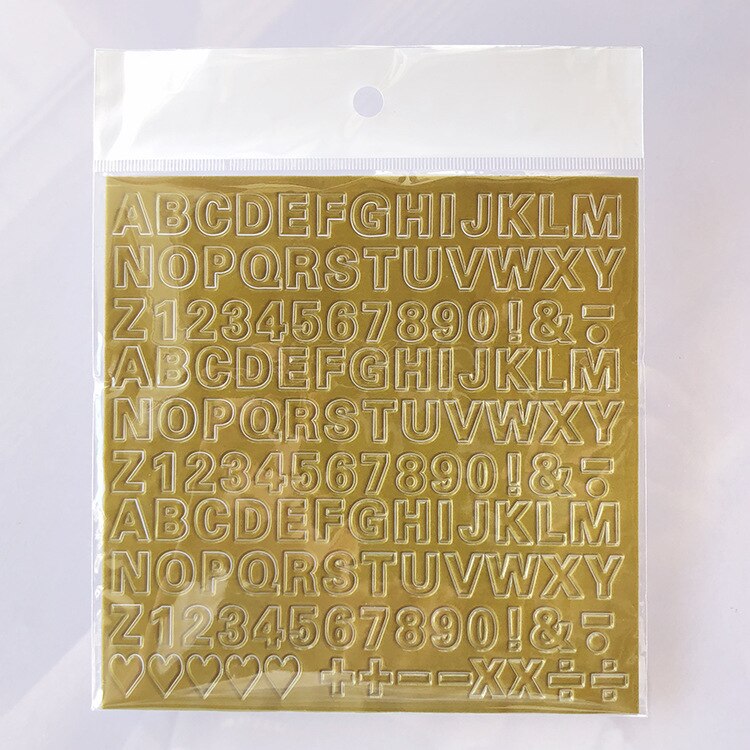 Golden and Silver Alphabet Digital 3D Bubble Stick... – Grandado