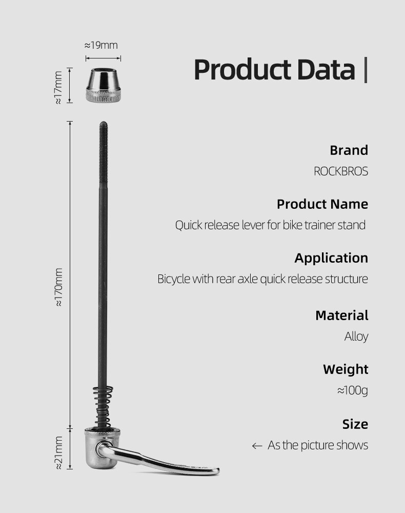 ROCKBROS Bike Quick Release Rear Axle Structure Fo... – Vicedeal