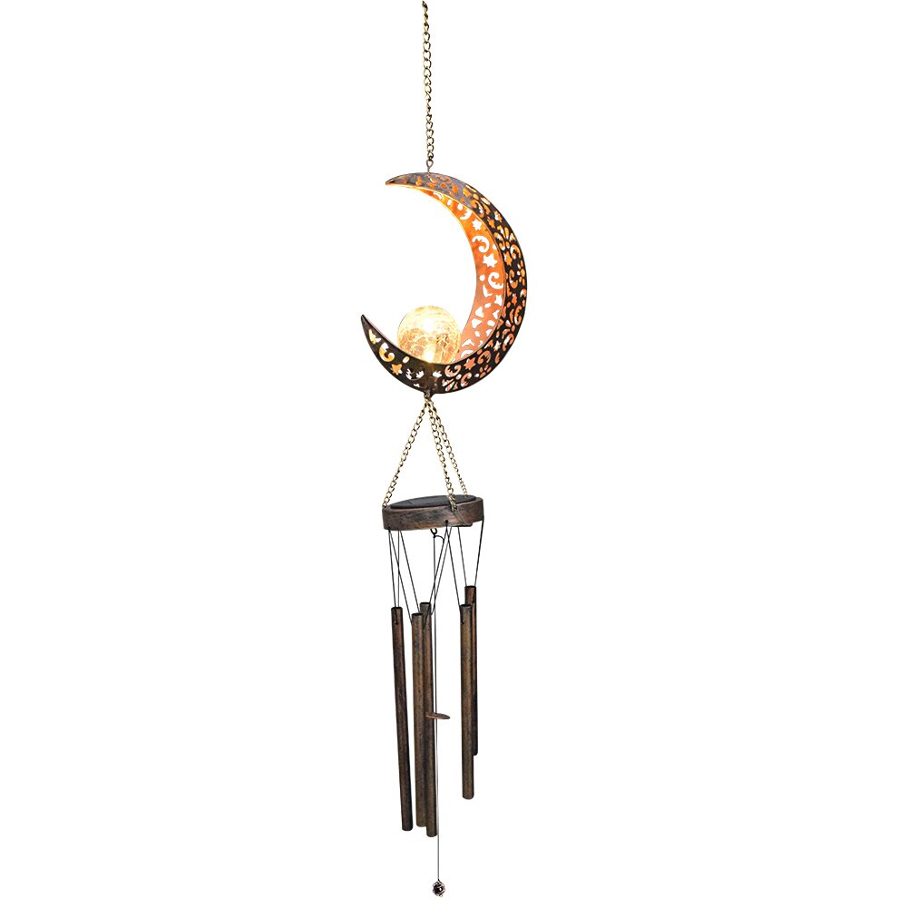 Outdoor Moon Wind Chimes Yard Garden Moon Tubes Be... – Grandado