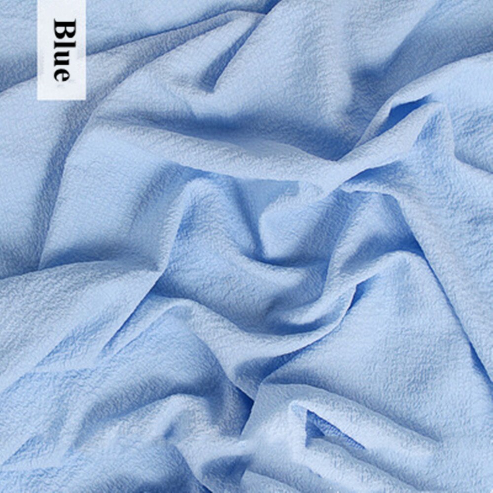 1 Meter Bubble Chiffon Fabric Seersucker Solid Pla... – Grandado