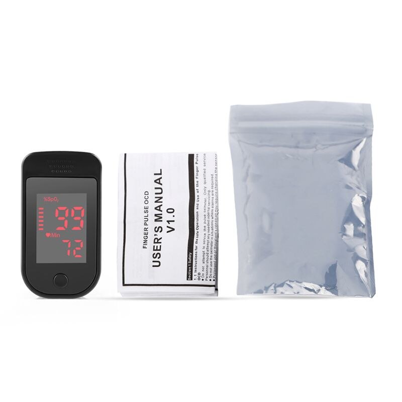 Pulse Oximeter Monitor Finger Pulse Oxymeter Digit... – Grandado