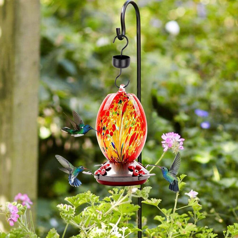 Colorful Transparent Hummingbird Feeder Outdoor St... – Grandado