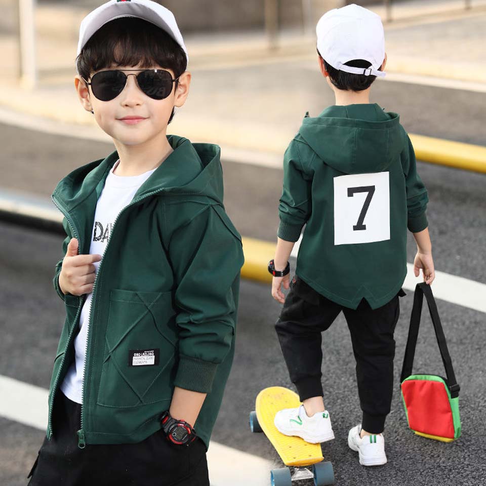 Spring Autumn Jackets for Boy Coat Bomber Jacket G... – Grandado
