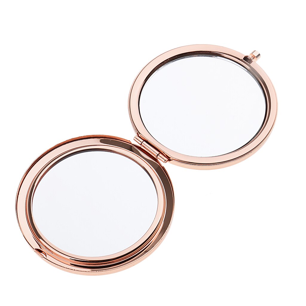 1x Clear Folding Ronde Compact Make-Up Cosmetische... – Grandado