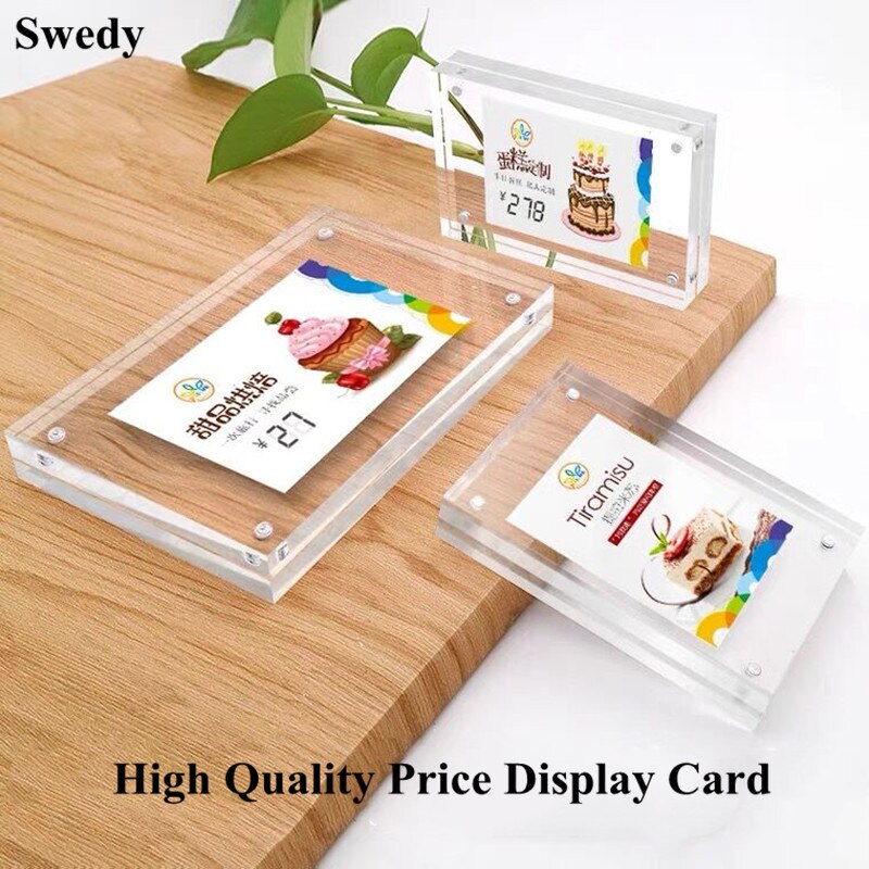 Tabletop Desktop Clear Acrylic Photo Picture Frame... – Grandado