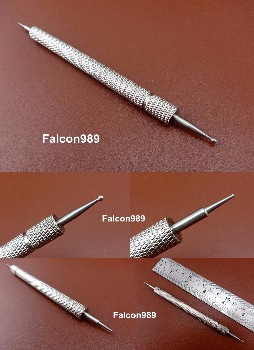 Leather Craft Steel Dual Stylus Tipped Fine & Ball... – Grandado