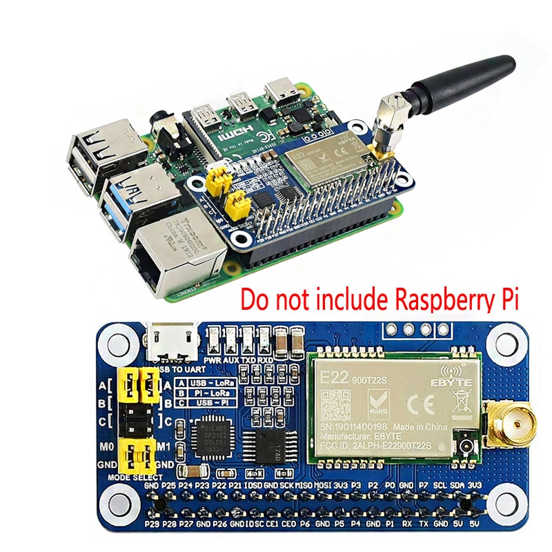 Raspberry Pi SX1262 LoRa sombrero 915MHz – Grandado