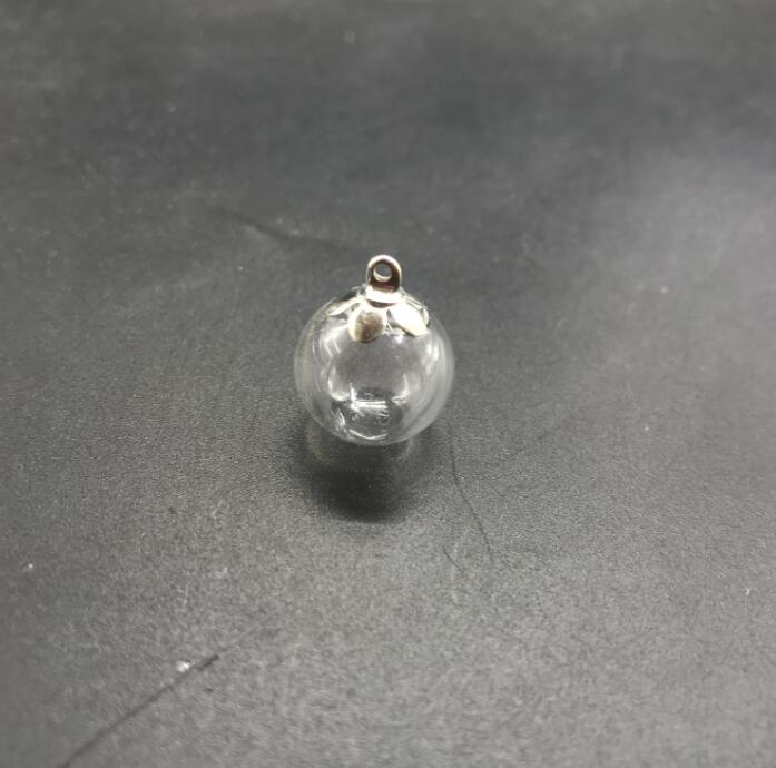 20pcs 16mm Mini Empty Glass Ball Bottles Pendant C... – Vicedeal