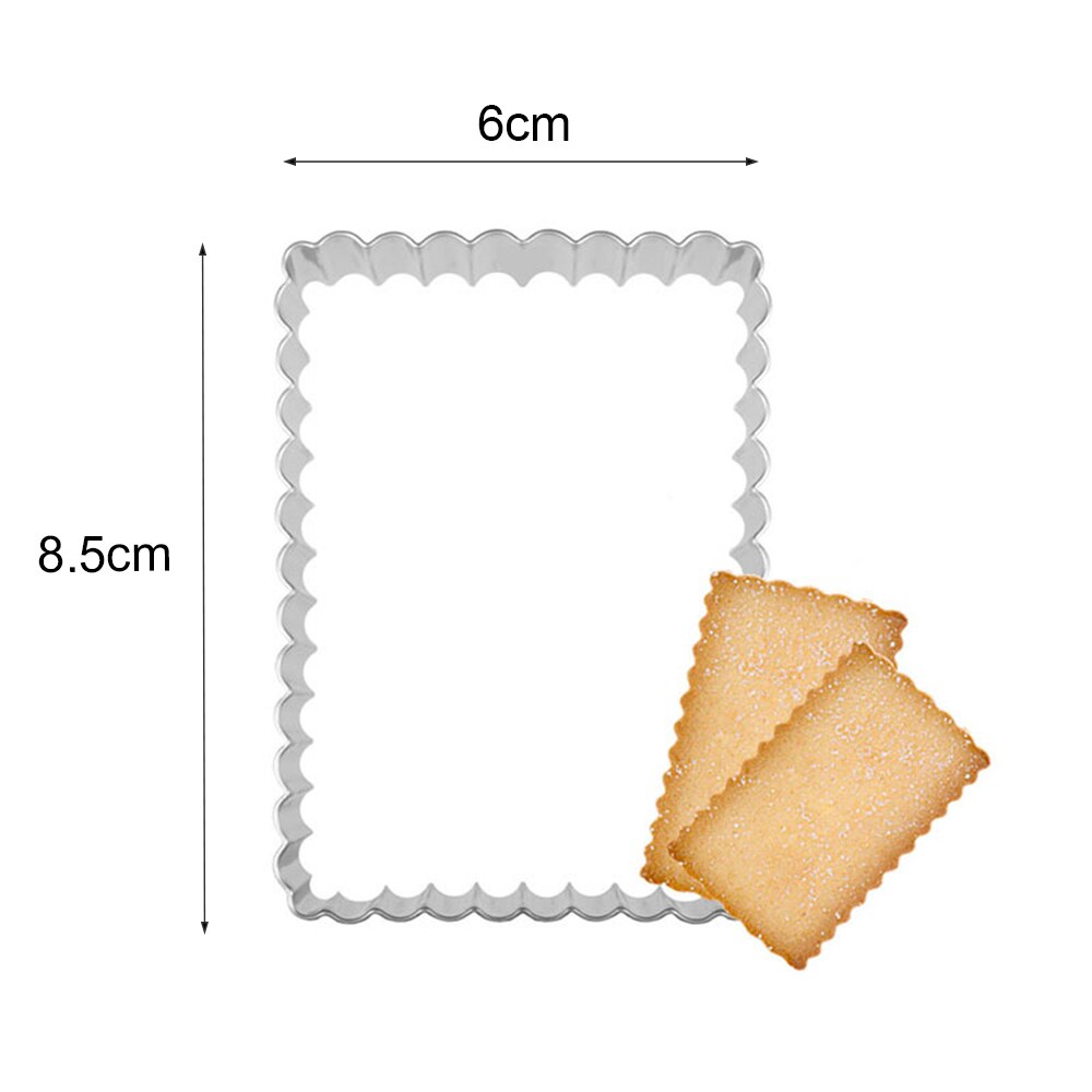 1Pcs Shortbread Cookie Cutter Stainless Steel Rect... – Grandado