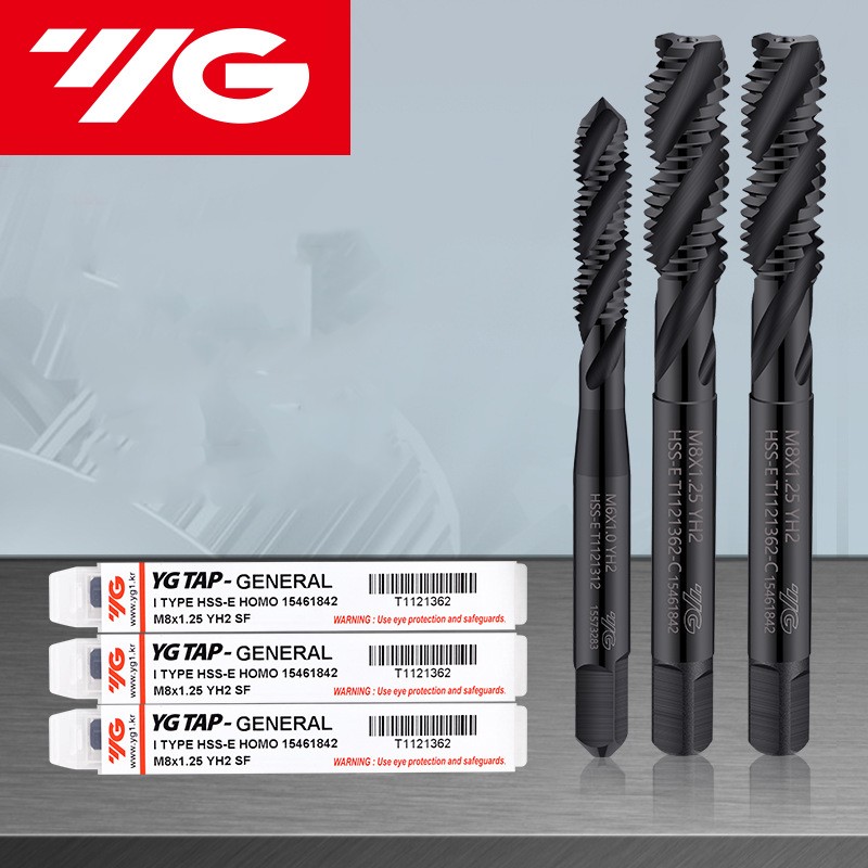 South Korea YG HSSE INOX Metric Spiral Fluted Tap ... – Grandado