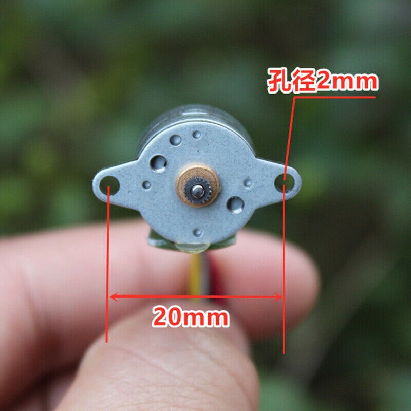 Micro Mini 15mm 2-phase 4-wire Stepper Motor Stepp... – Grandado