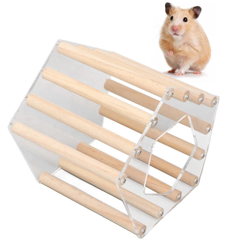 Hamster Cabin Minimalist Pentagonal Hamster Wooden... – Vicedeal