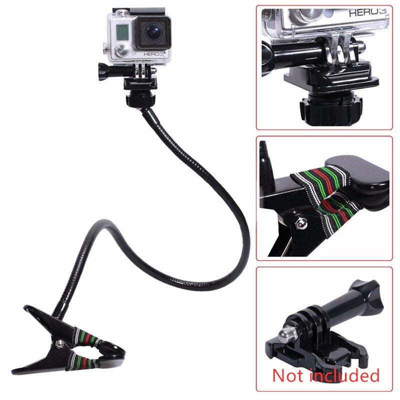 Adjustable Clamp Mount Gooseneck Extension Flexible Jaw Clip Mount ...