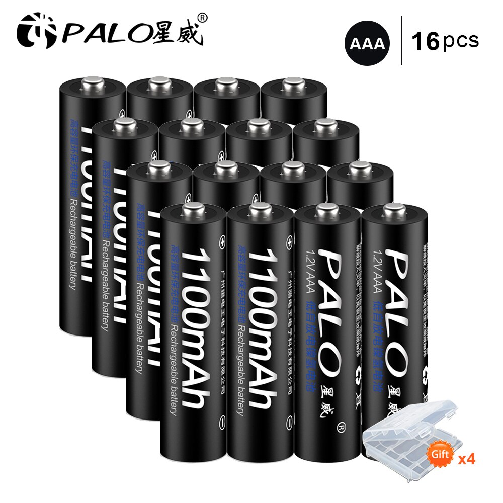 PALO 4PCS AAA 1.2v NIMH Battery 3A 1100mah aaa Rec... – Grandado
