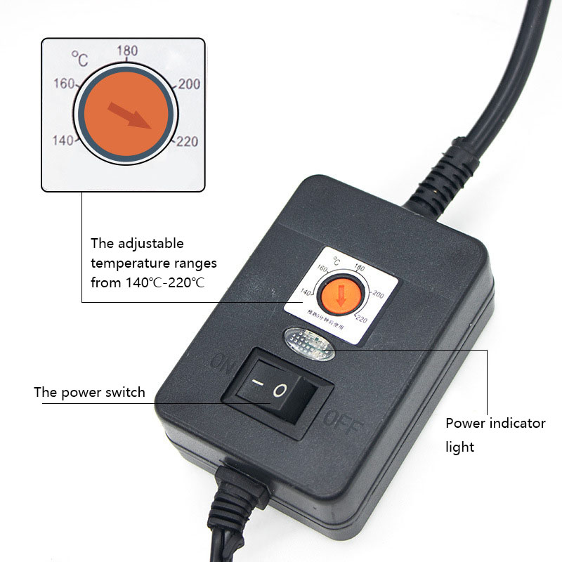 NL102 200W High Power Haar Lijm Oven 140 ℃-220 ℃ T... – Vicedeal