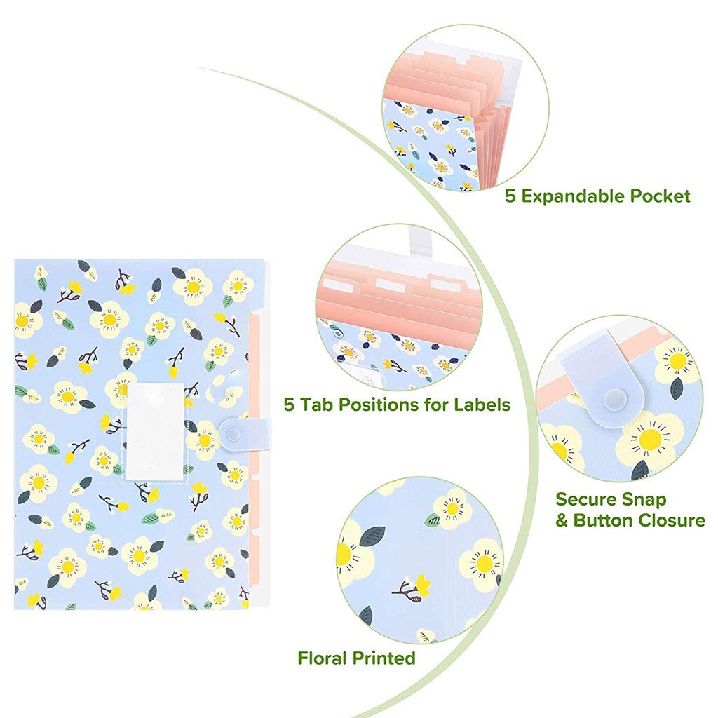 A4 8-pocket Expandable Plastic Document Sorteracco... – Grandado
