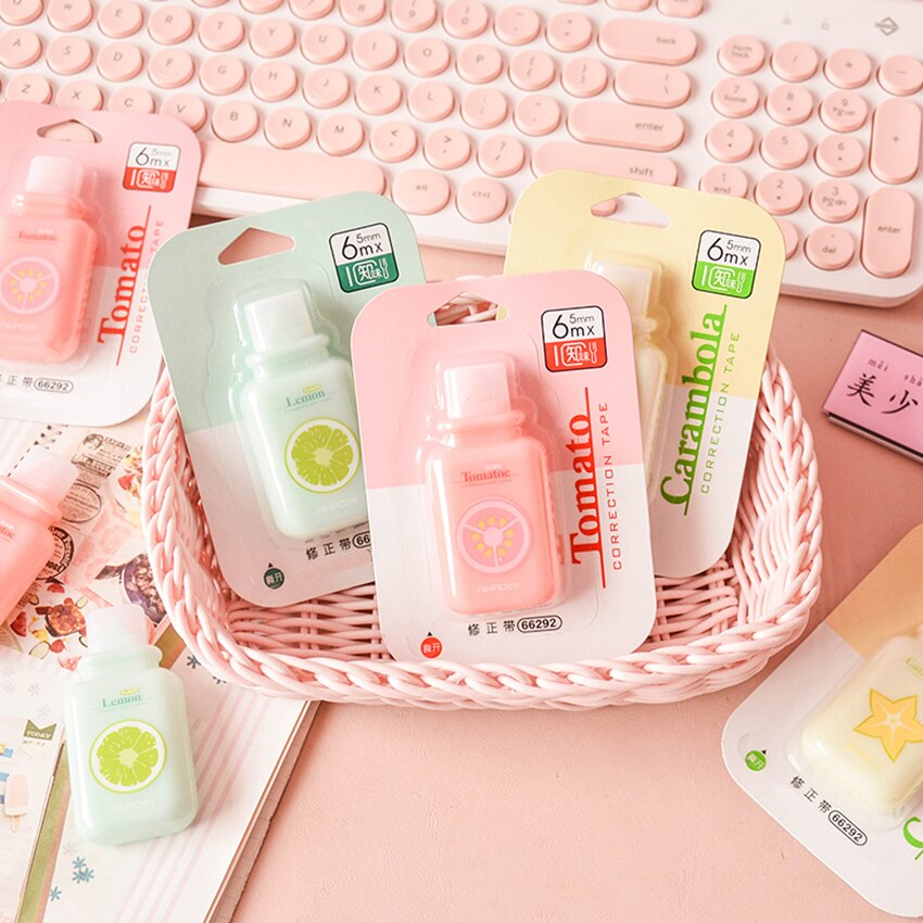 6M*5mm Mini Correction Tape Students Stationery Cu... – Grandado