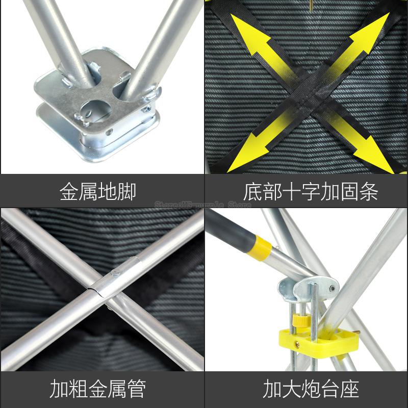 Vouwen kruk outdoor volwassen mini draagbare barbe... – Grandado