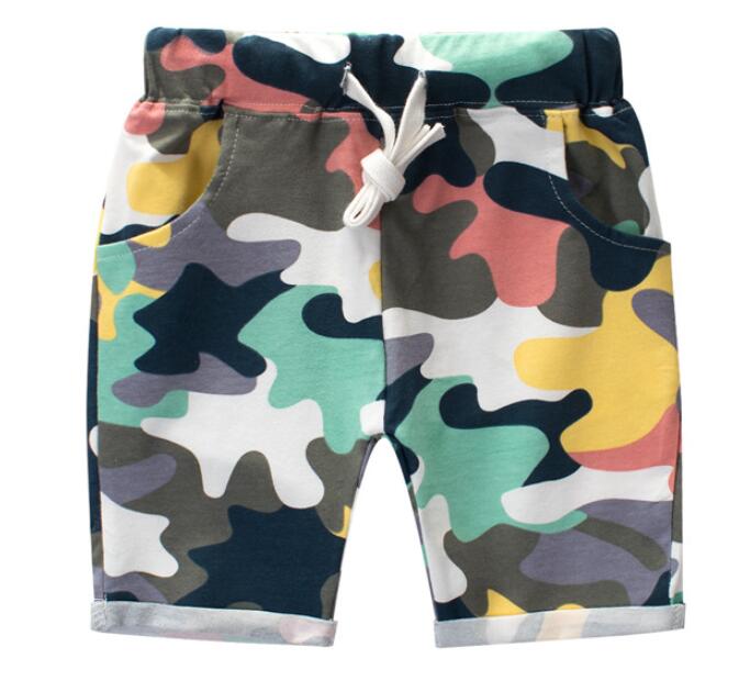 Pojkar kamouflageshorts sommar bomullsbyxor barn a... – Grandado