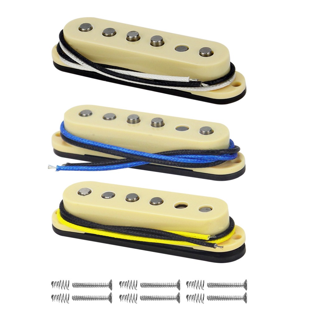 Alnico 5 Guitar Single Coil Pickup Staggered Pole ... – Grandado