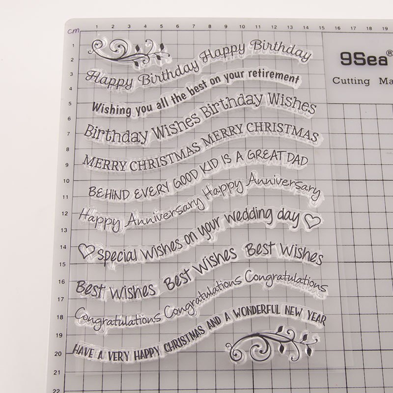 15X21Cm Gelukkige Verjaardag Clear Stempels Scrapb... – Vicedeal