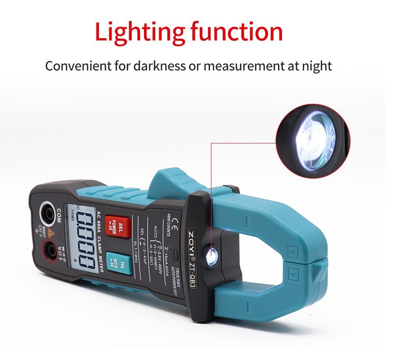 Digital Amper Clamp Meter Multimeter Current Clamp... – Vicedeal