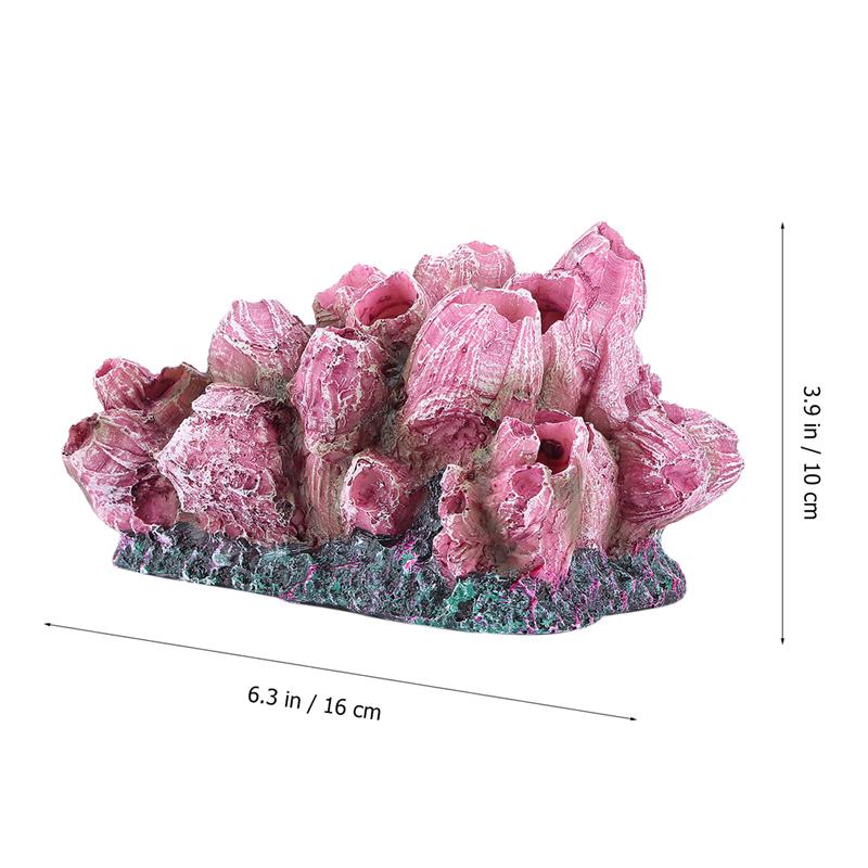 Lifelike Coral Reef Aquarium Resin Craft Landscape... – Grandado