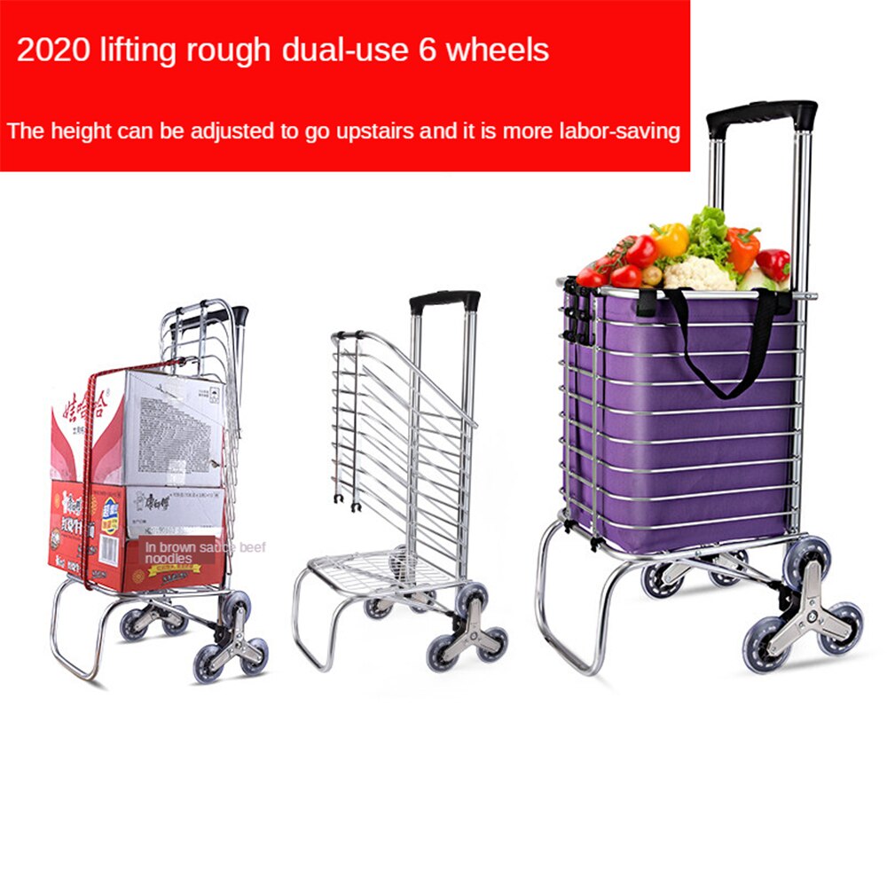 B-LIFE Step Up Foldable Grocery Shopping Cart Doll... – Grandado