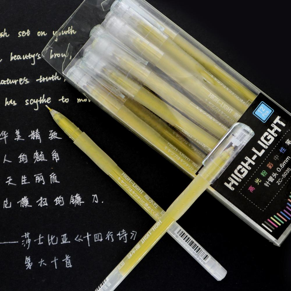 1/3Pcs Gold/Silver/White Highlight 0.6mm Needle Ti... – Grandado