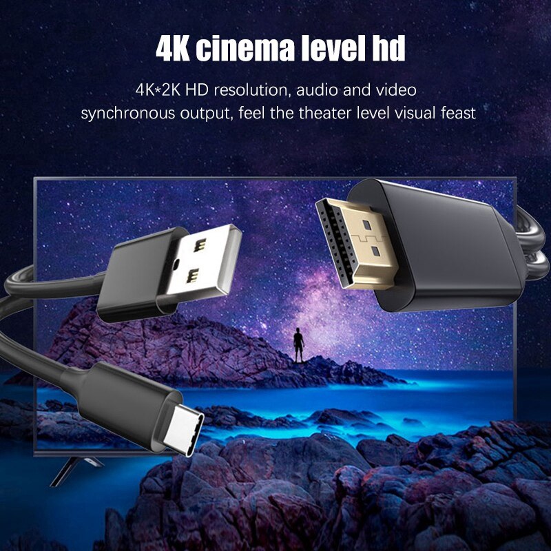 Mool T2 Type C Usb Naar Hdmi-Compatibel 4K 60Hz Hd... – Vicedeal